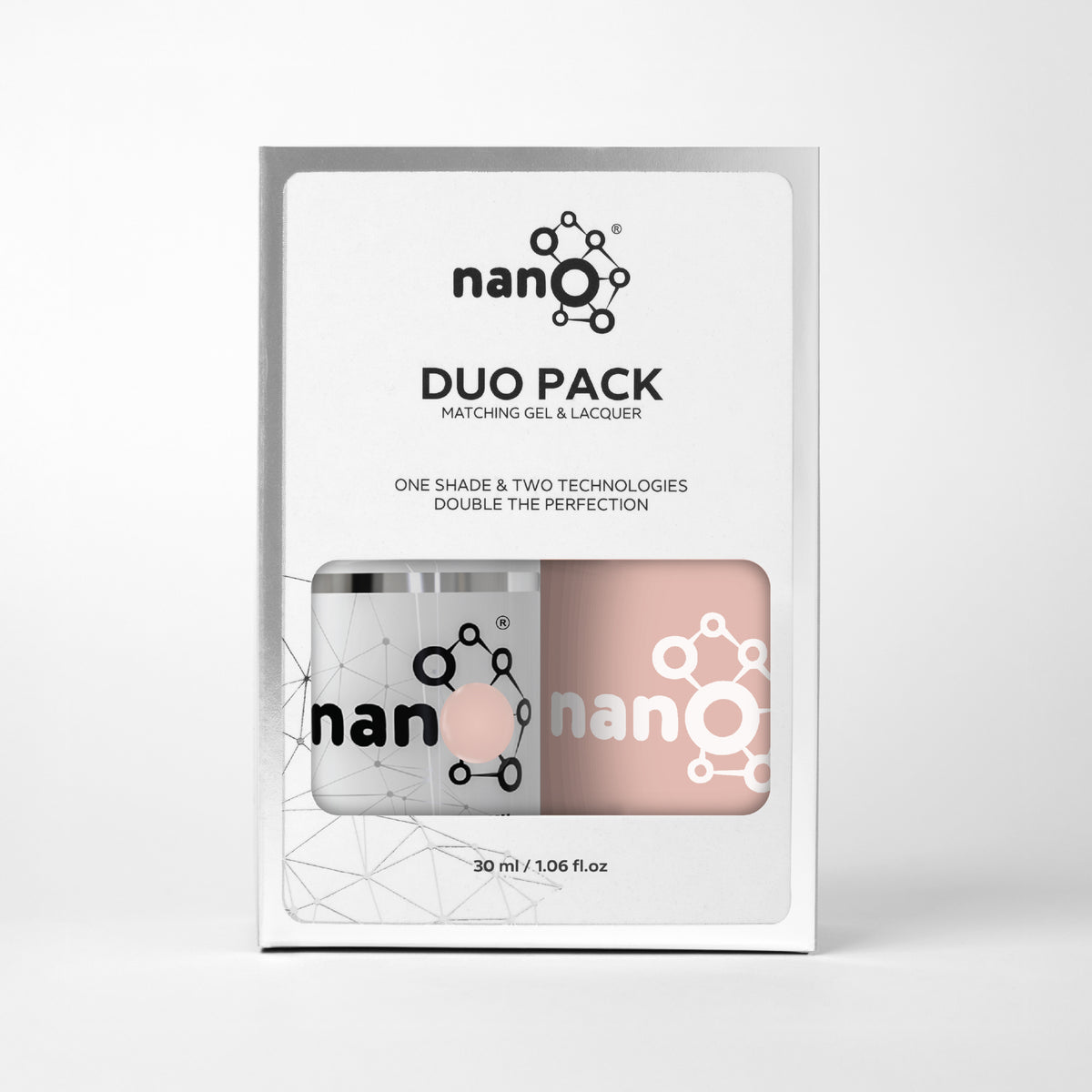 Nano® Peachy Blush Duo Pack - 30ml | Nude Peach Nail Polish Set