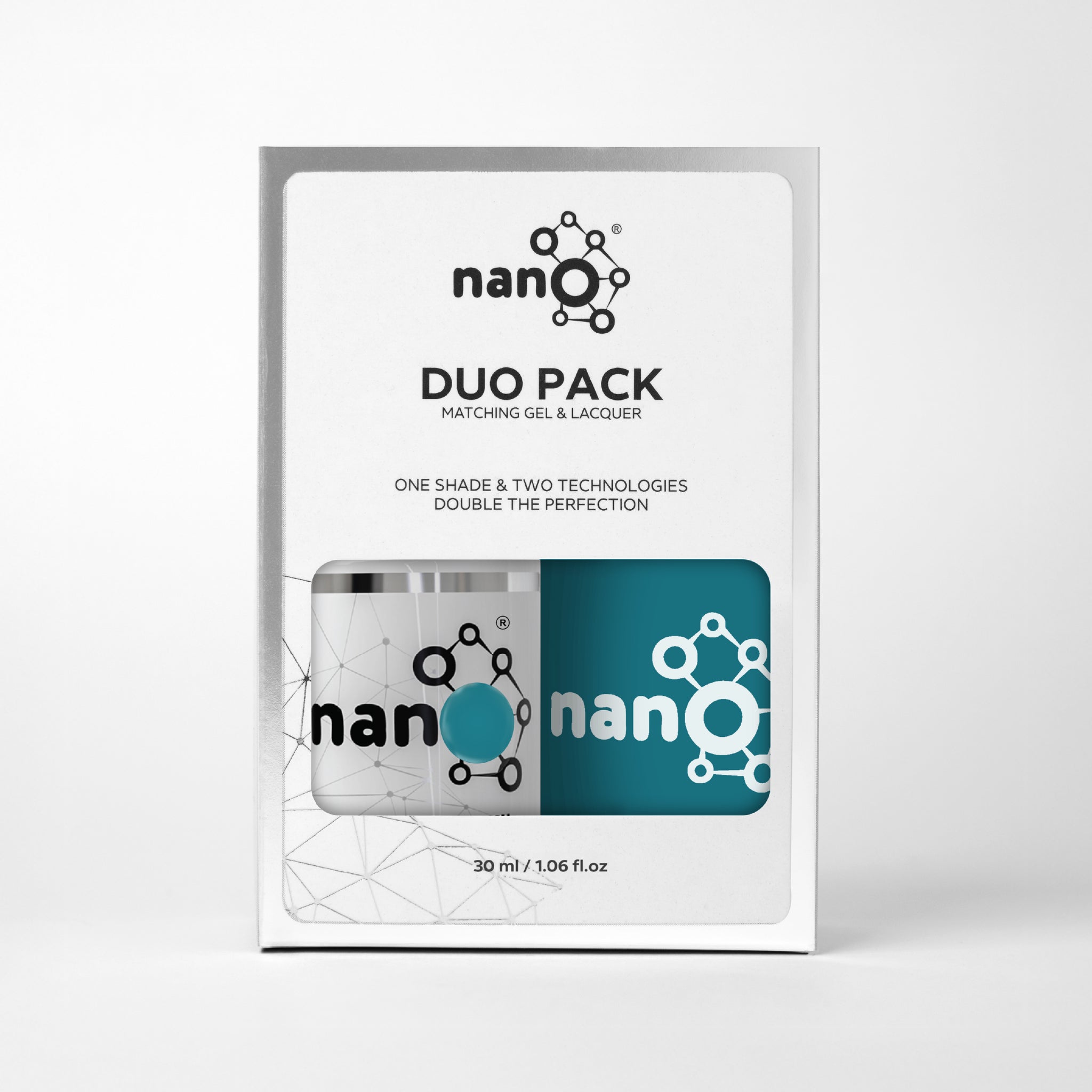 Nano® Ocean Depth Duo Pack - 30ml | Teal Blue Nail Polish Set