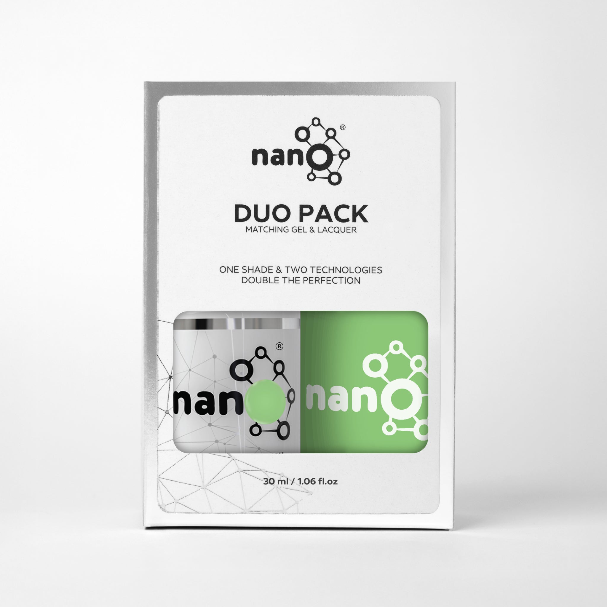 Nano® Mint Green Duo Pack - 30ml | Fresh Mint Nail Polish Set