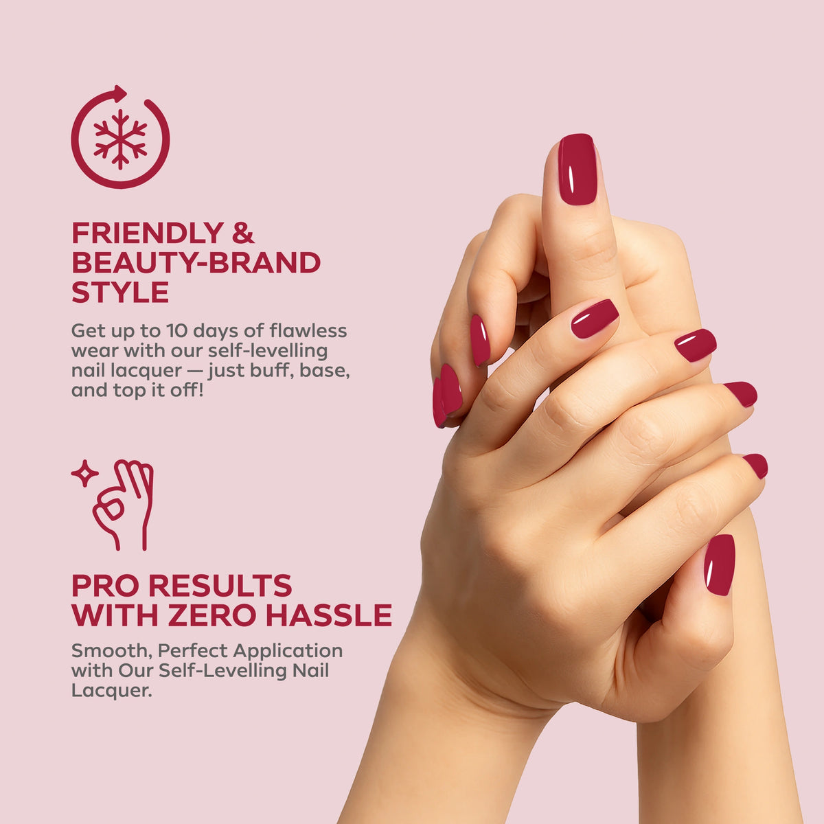 Nano® Raspberry Wine Nail Lacquer - 15ml | Raspberry Red Nail Polish