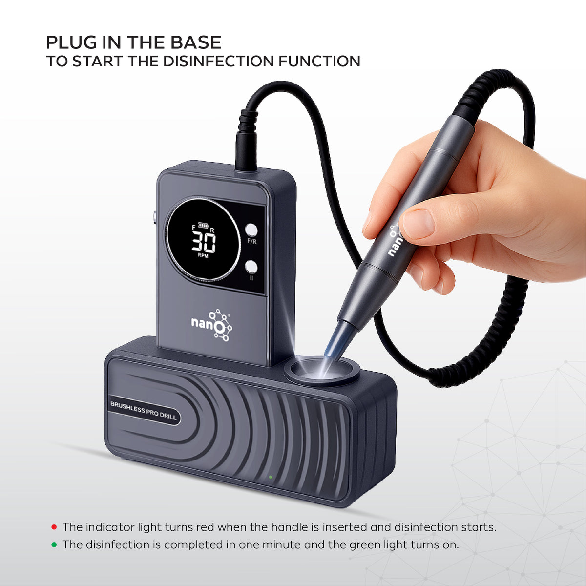 Brushless Pro Drill Nail Drill Machine | Professional E-File Drill