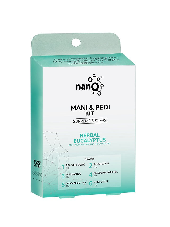 6 StepHerbal Eucalyptus Mani Pedi Kit