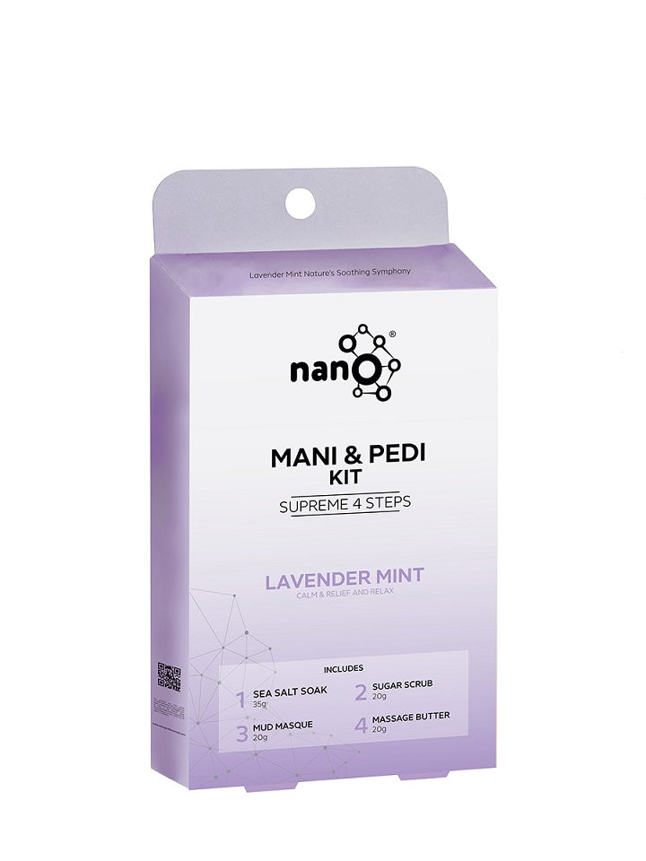 4 Step Lavender Mint Mani Pedi Kit